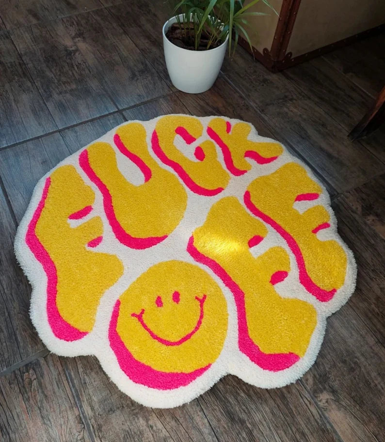 F#CK Off Tufted Rug – Tuff Tufts